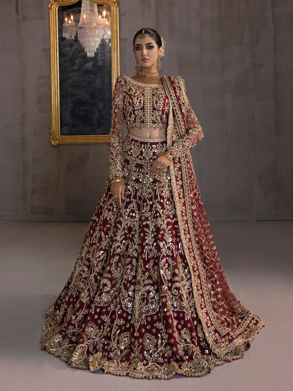 Aleesia B-20 Charmaine - Bridal collection 2022 by gulaal Online – Gulaal